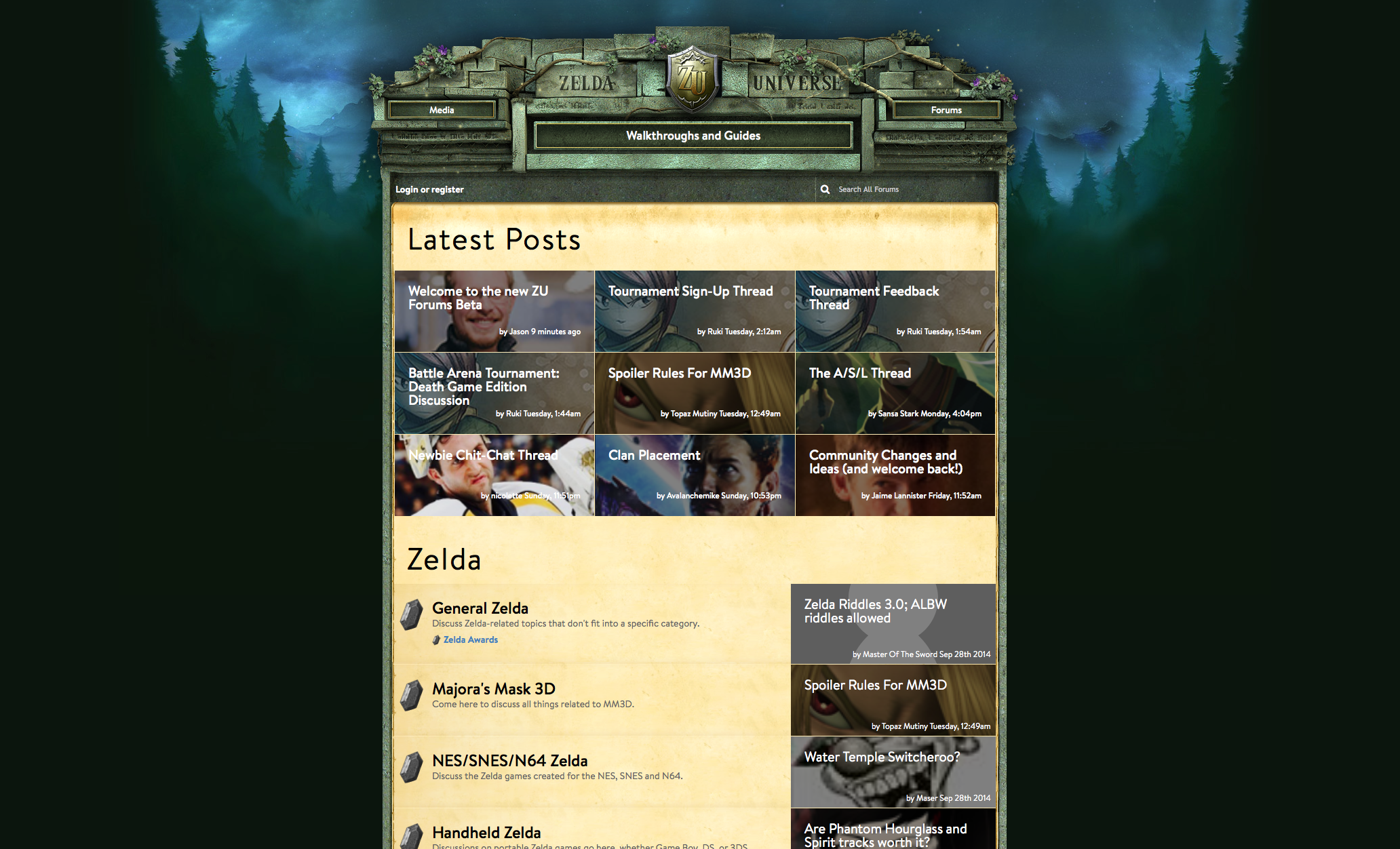 The all-new ZU Forums Beta is live - Zelda Universe