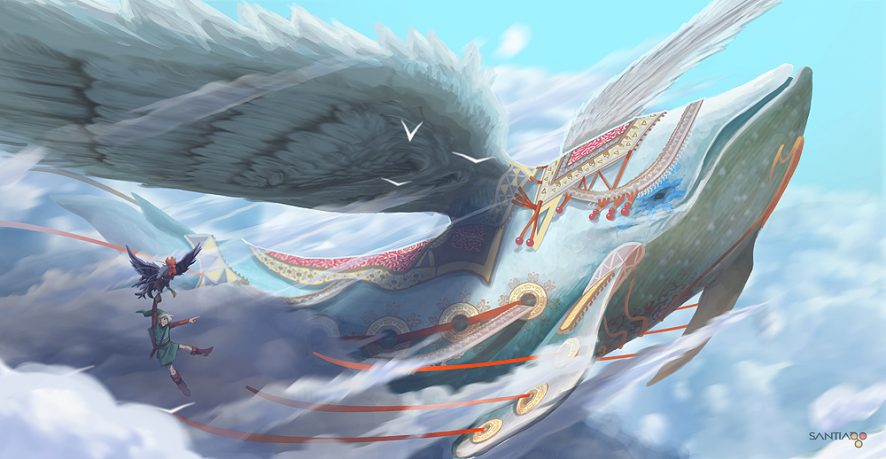 Fanart Friday: The great and majestic Wind Fish - Zelda Universe