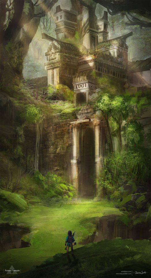 Artist Jessica Smith envisions a beautiful open-world Zelda on the Wii ...