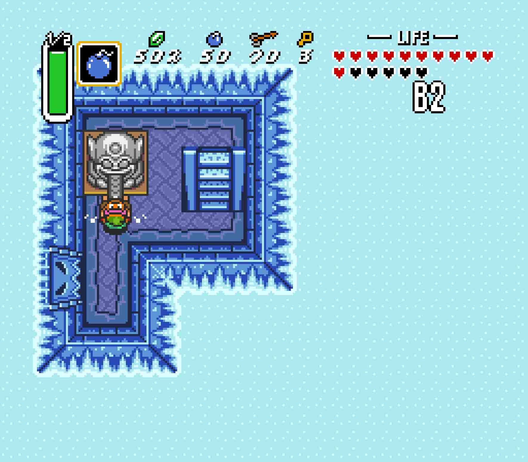 Chapter 10: Ice Palace - A Link to the Past Walkthrough and Guides ...