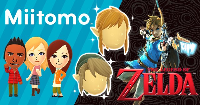 Link outfits announced in Miitomo to promote The Legend of Zelda at E3 ...