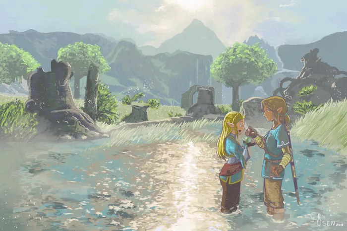 Yuga’s Art Gallery: A peaceful scene - Zelda Universe