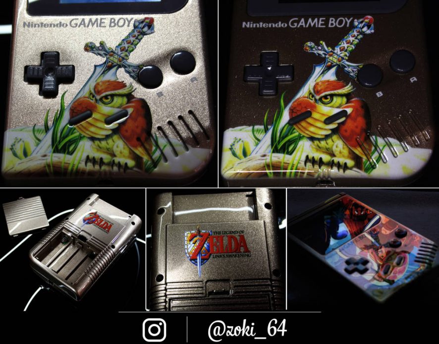 Yuga’s Art Gallery: Custom Link’s Awakening Game Boy - Zelda Universe
