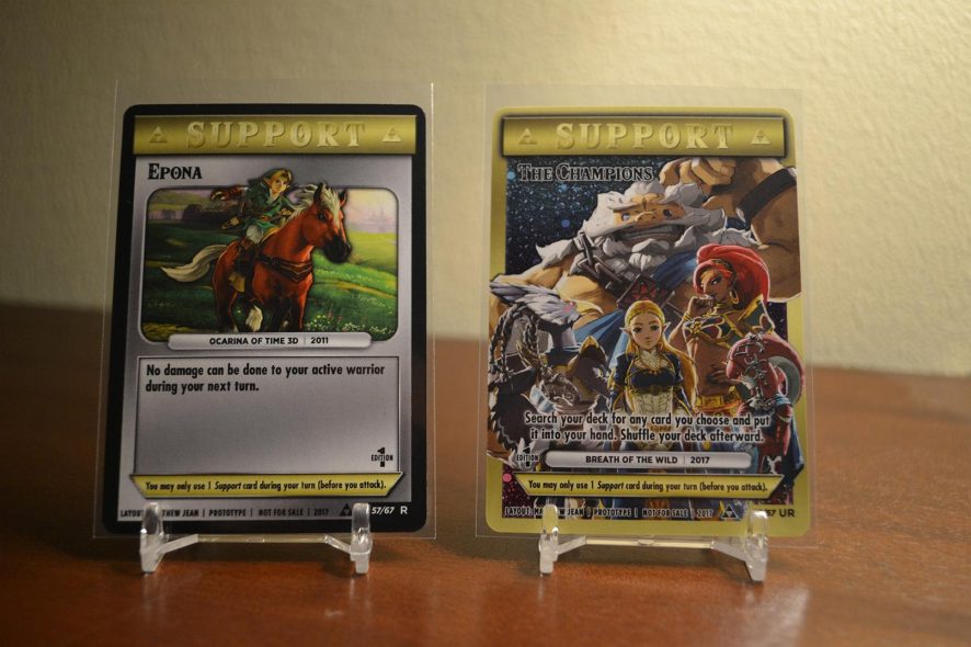 These fan-made Hyrule Warriors trading cards look good enough to be real