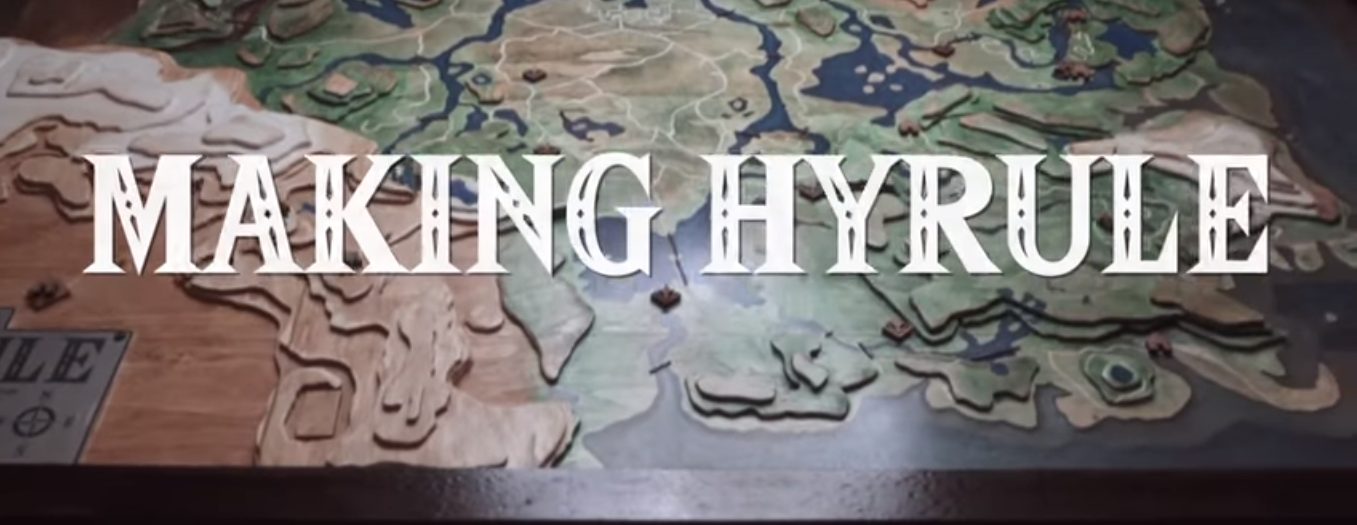 A Zelda fan crafted a beautiful wooden map based on Breath of the Wild