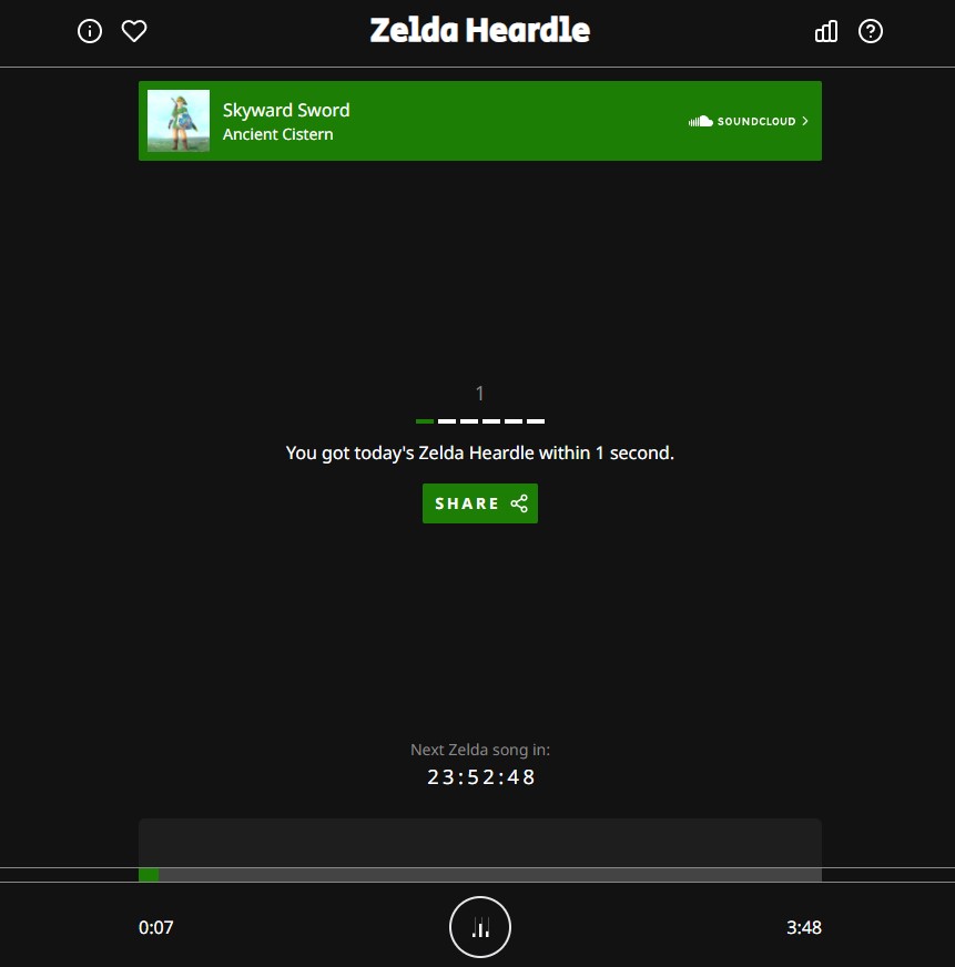 [Mini-Review] Zelda Heardle: A daily game that will be music to your ...