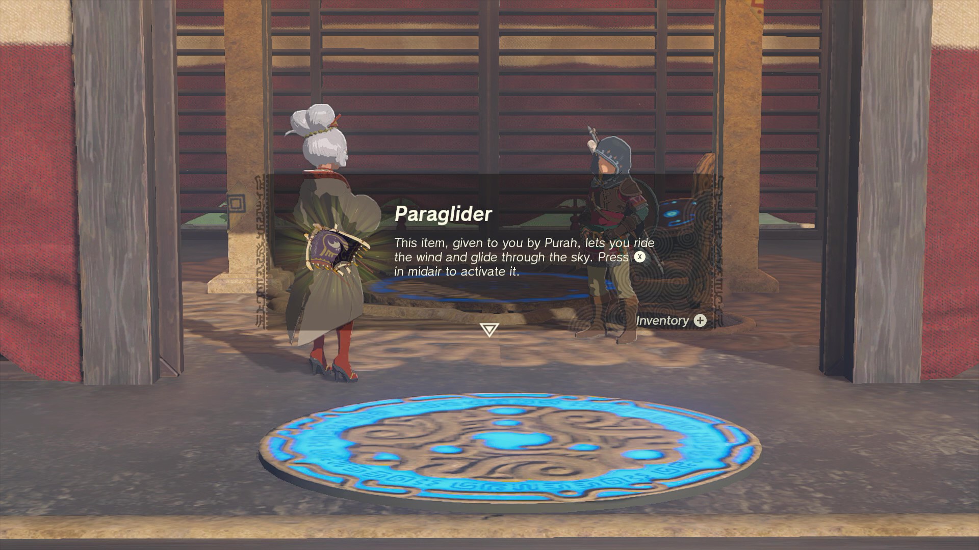 Lookout Landing, meeting Purah, and obtaining the Paraglider