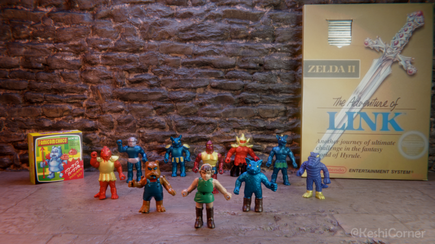 Archivist 3D scans 1987 Zelda II “Famicom Choco” Keshi Figures