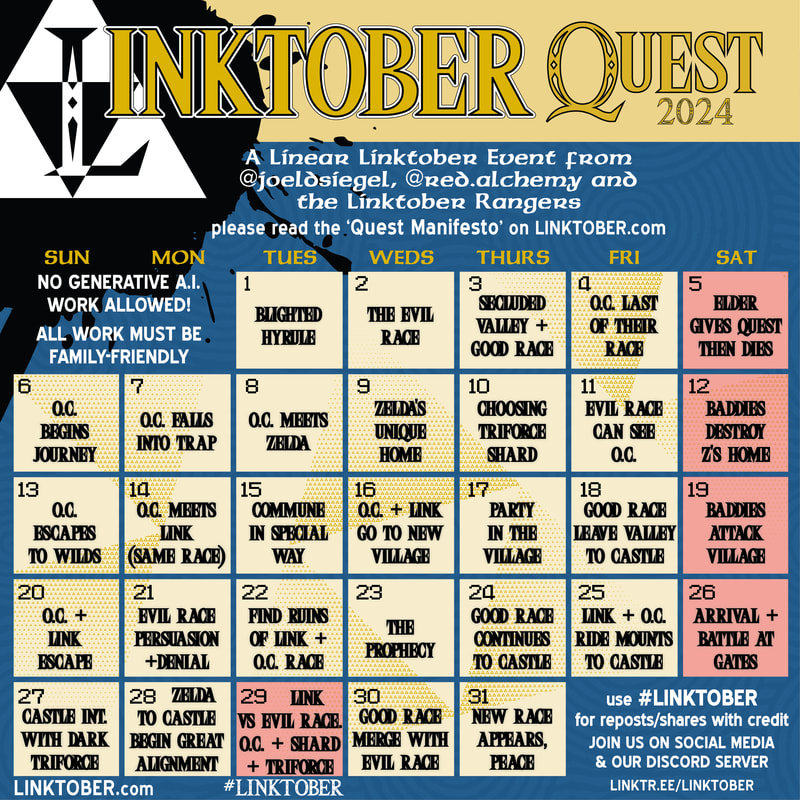 Zelda Universe hosting Linktober art contest