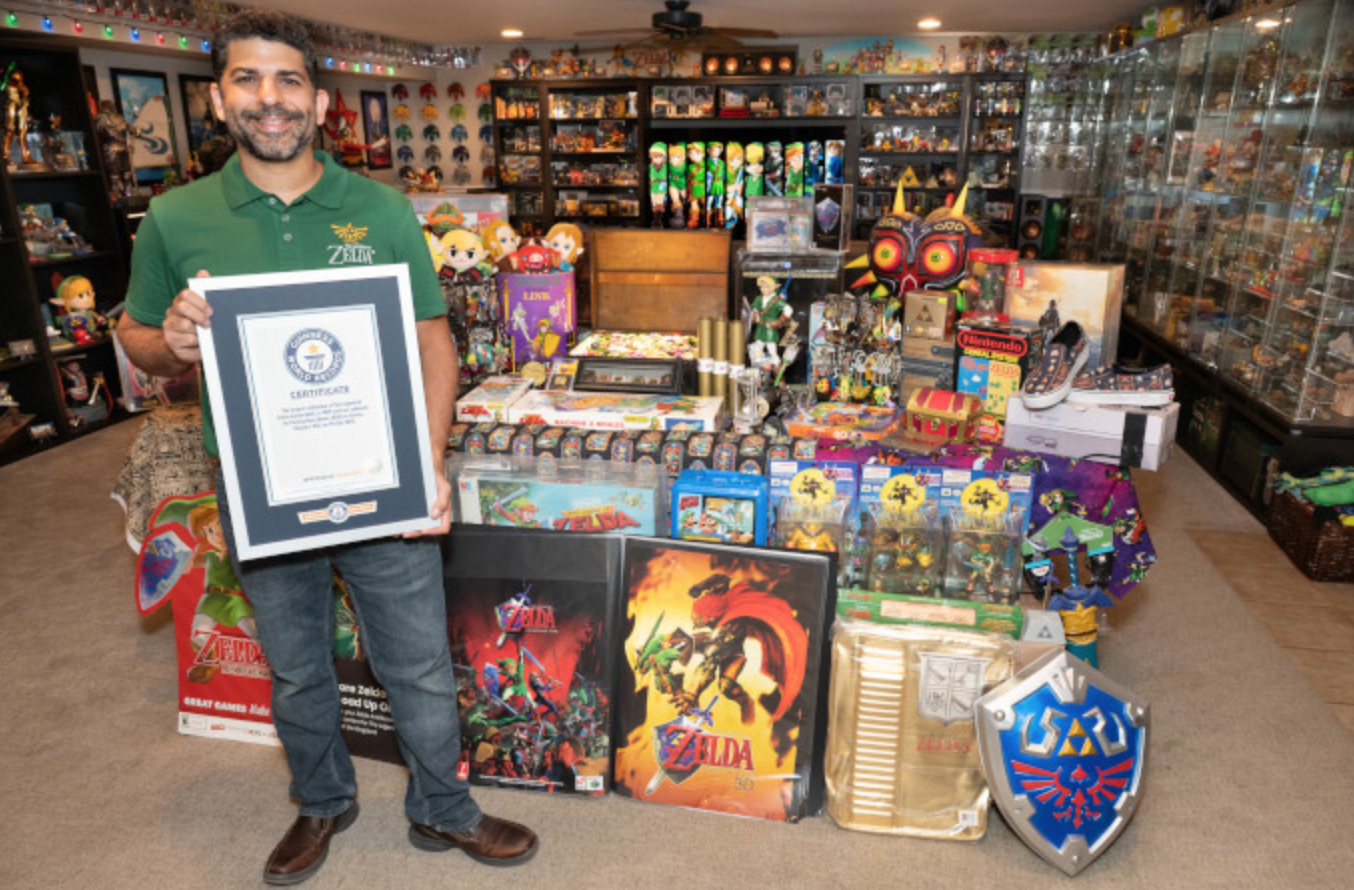 Zelda fan makes Guinness world record for largest collection ever